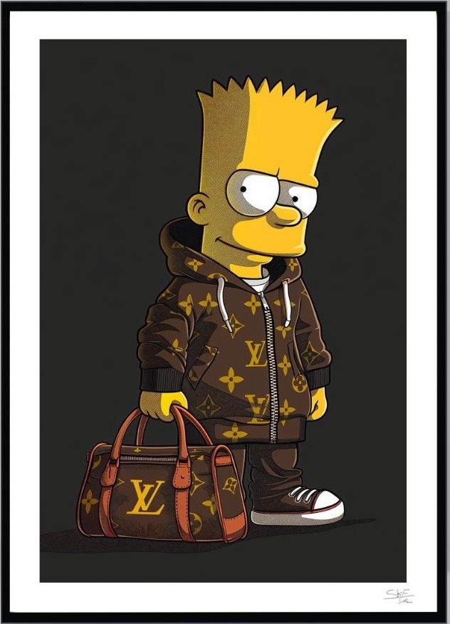 Simpson Louis Vuitton - Art4Living - gavekunst.nl