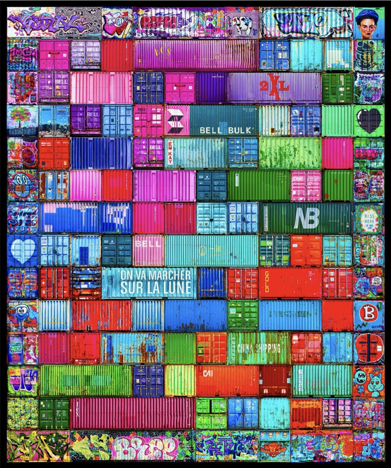 Didier Engels - Urban Borders - afgewerkt met epoxy